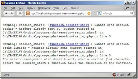 Server-side Sessions in a web server–Apache + PHP